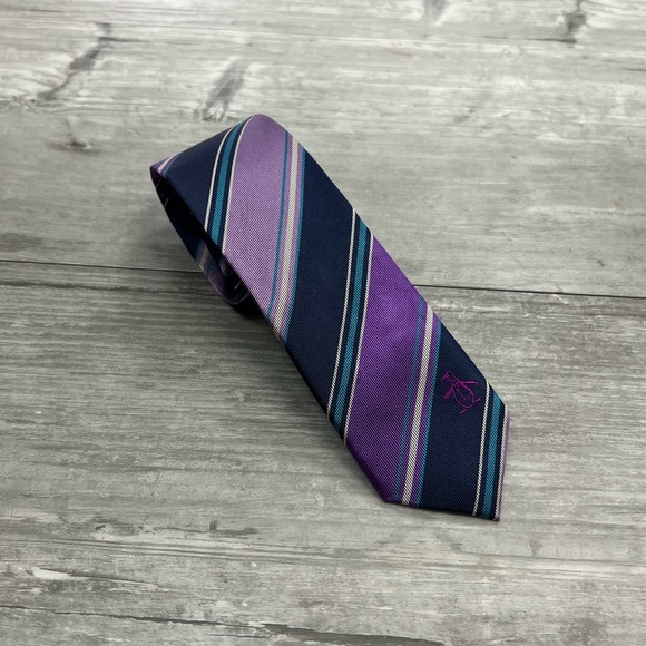 Original Penguin | Accessories | Original Penguin Purple Navy Teal ...